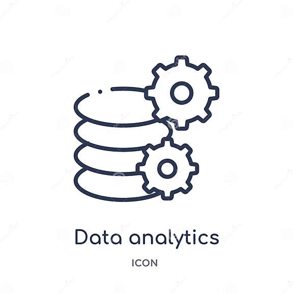Data Analytics Settings Icon from User Interface Outline Collection ...