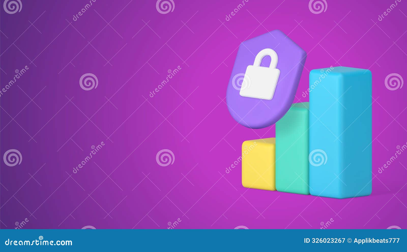 Data Analyzing Protection Guarantee Chart Information Management 3d ...