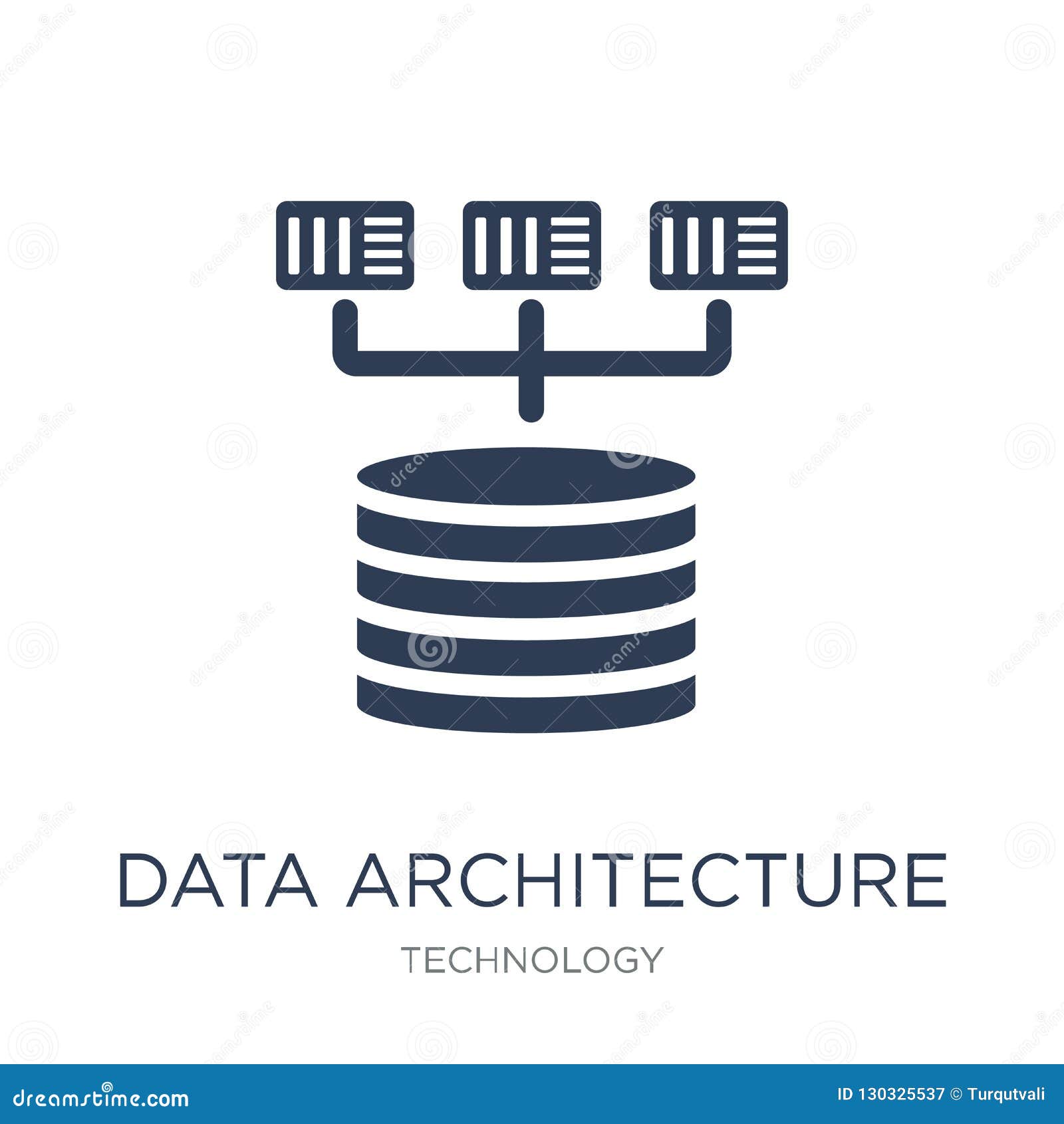 Data Architecture Icon. Trendy Flat Vector Data Architecture Icon on ... Data Architecture Icon. Trendy Flat Vector Data Architecture Icon on ...