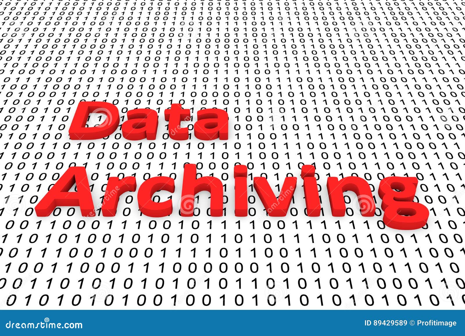 Data Archiving stock illustration. Illustration of programming - 89429589