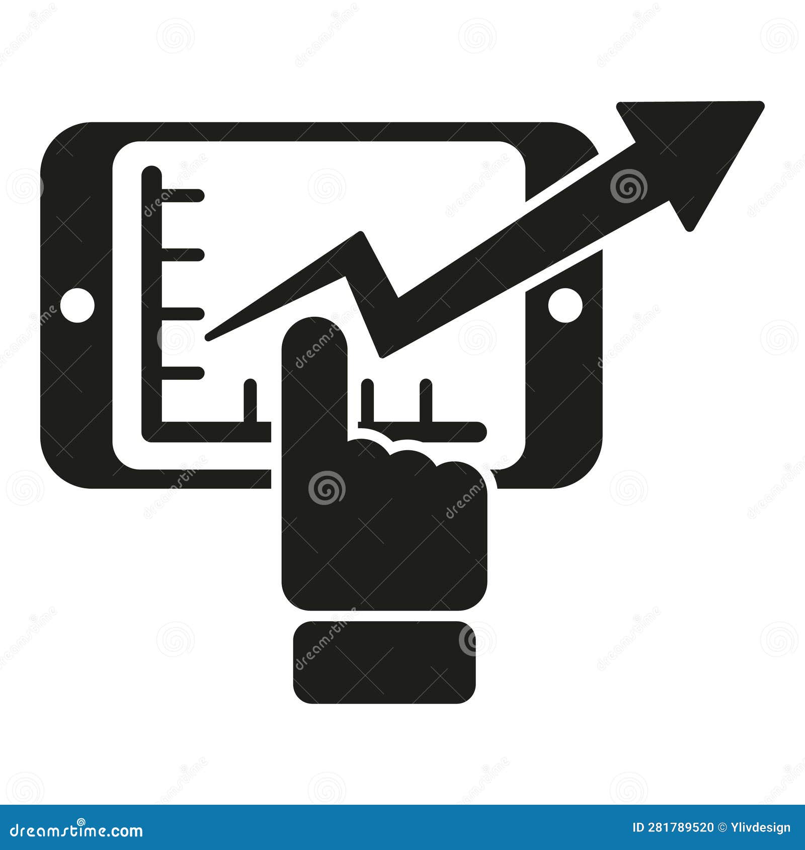 Data Arrow Icon Simple Vector. Business Research Stock Vector ...