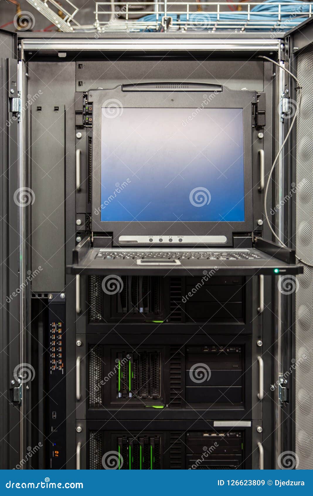 Data backup center server stock image. Image of internet - 126623809