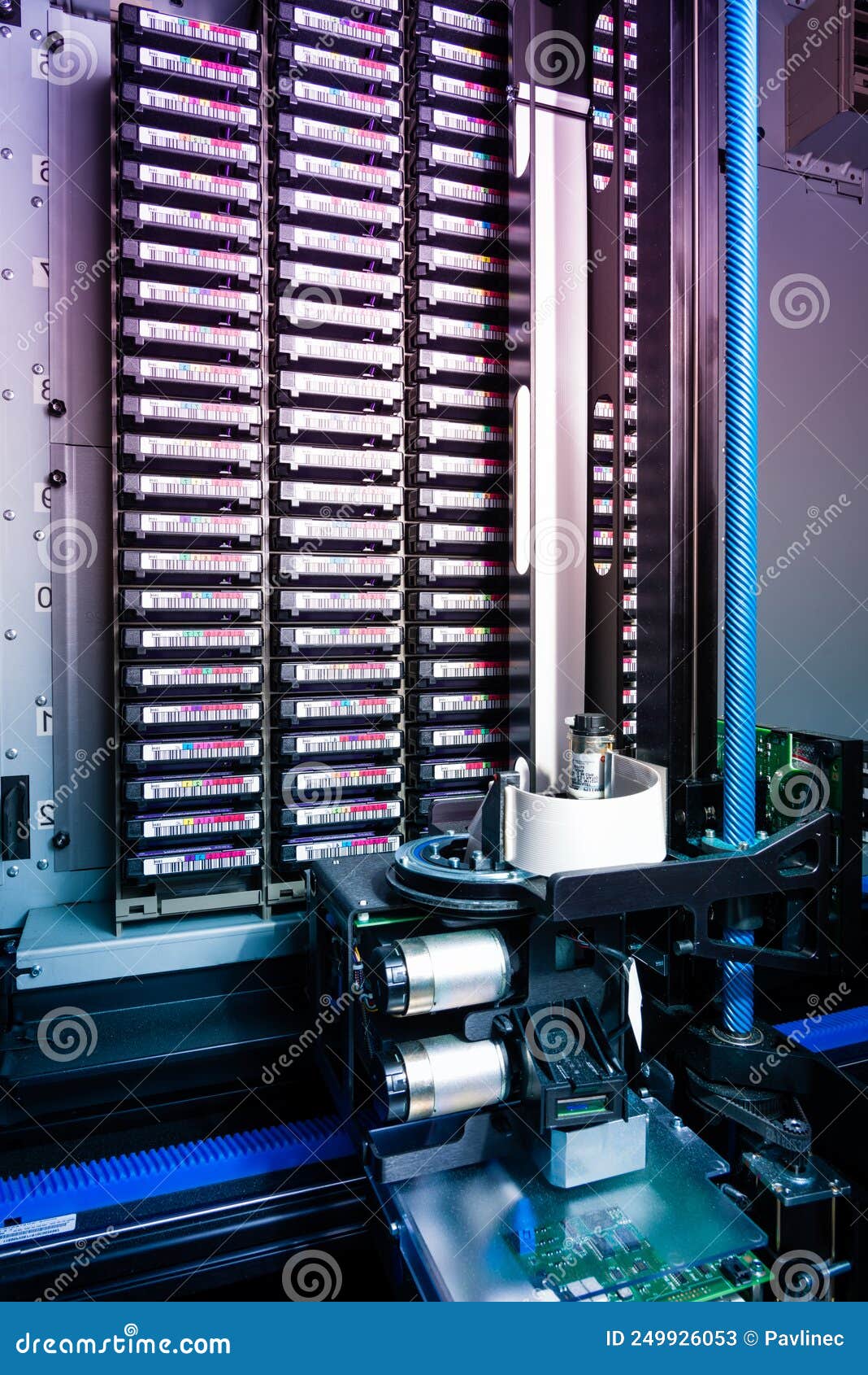 Data Backup Hardware in Data Center Stock Image - Image of hardware ...