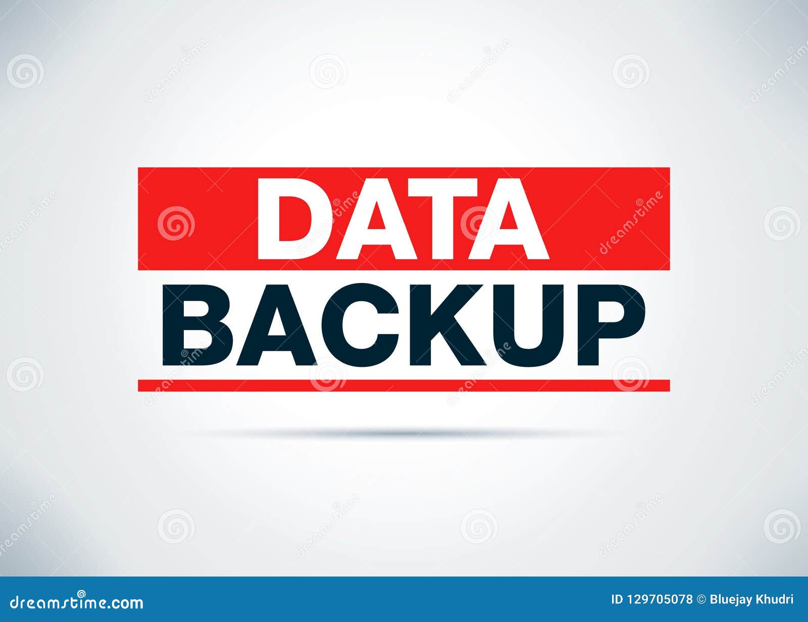 Data Backup Abstract Flat Background Design Illustration Stock ...