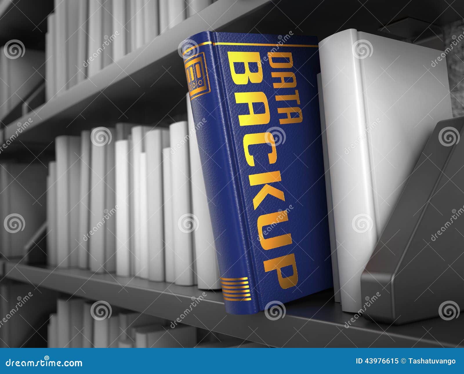 Data Backup - Title of Book. Stock Image - Image of software, learn ...