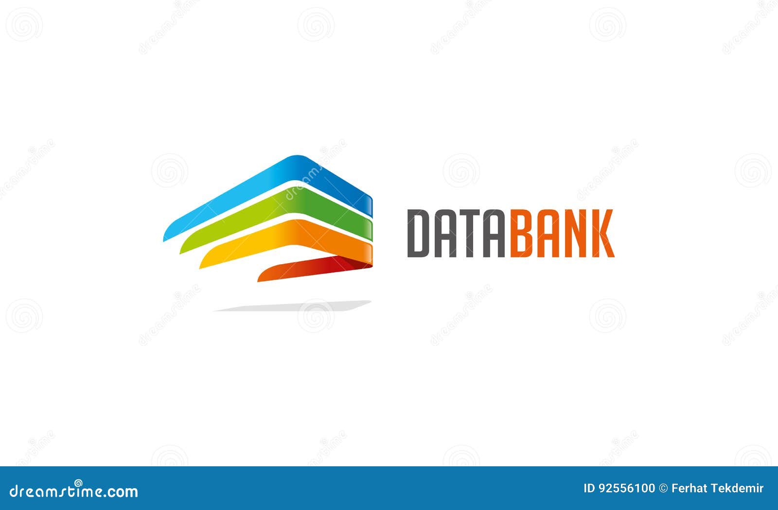 Data Bank Logo stock vector. Illustration of system, brand - 92556100