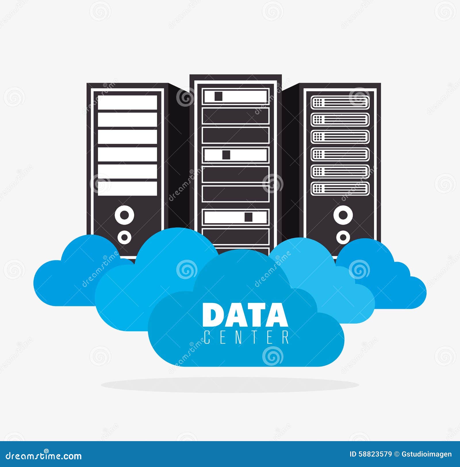 Data base design. stock vector. Illustration of communications - 58823579