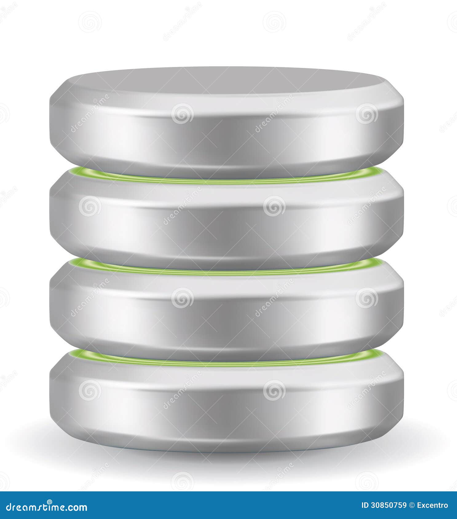 Data Base Concept Structure, Cartoon Style Vector Illustration ...