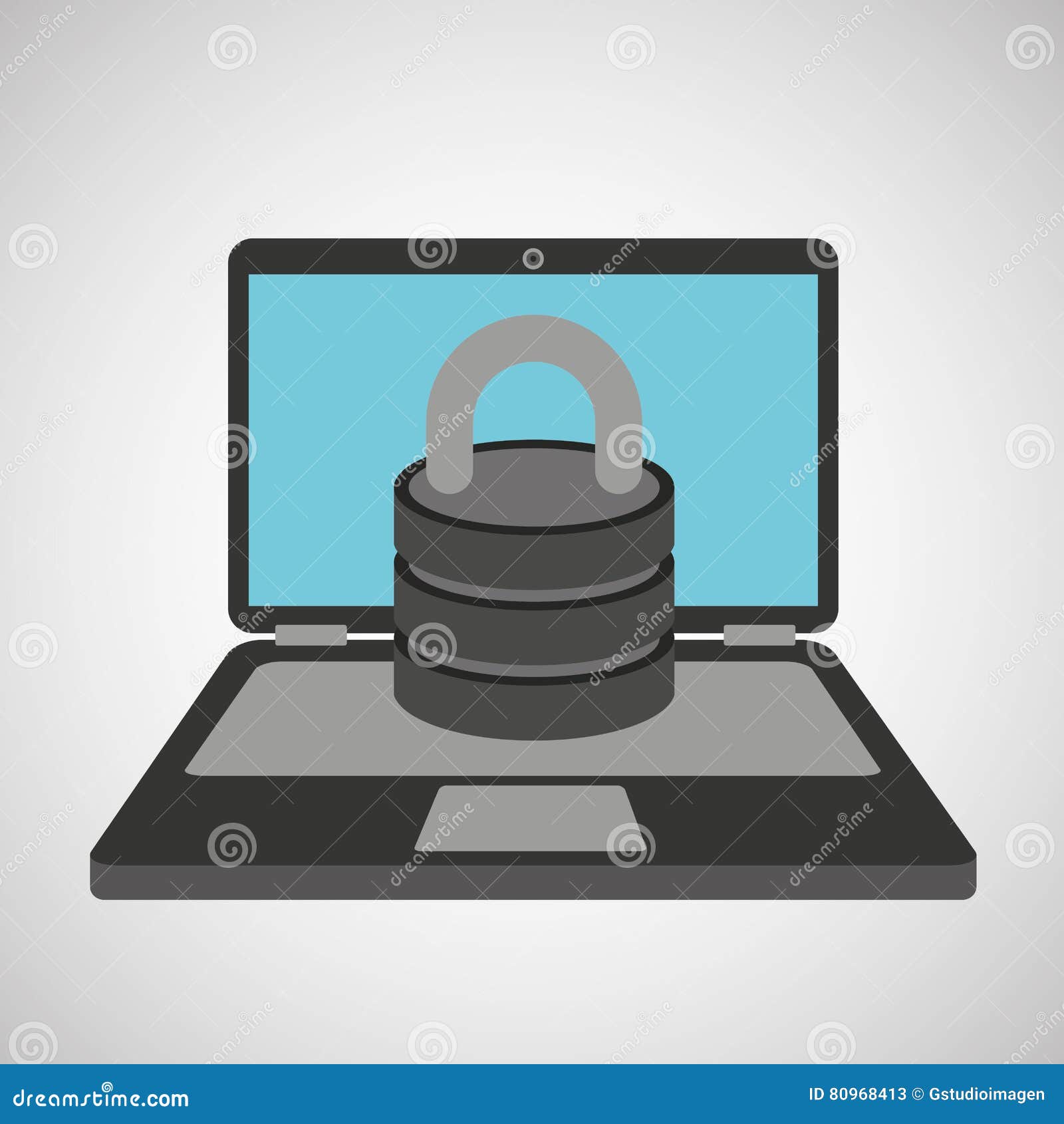 Data Base Security System Technology Stock Vector - Illustration of ...