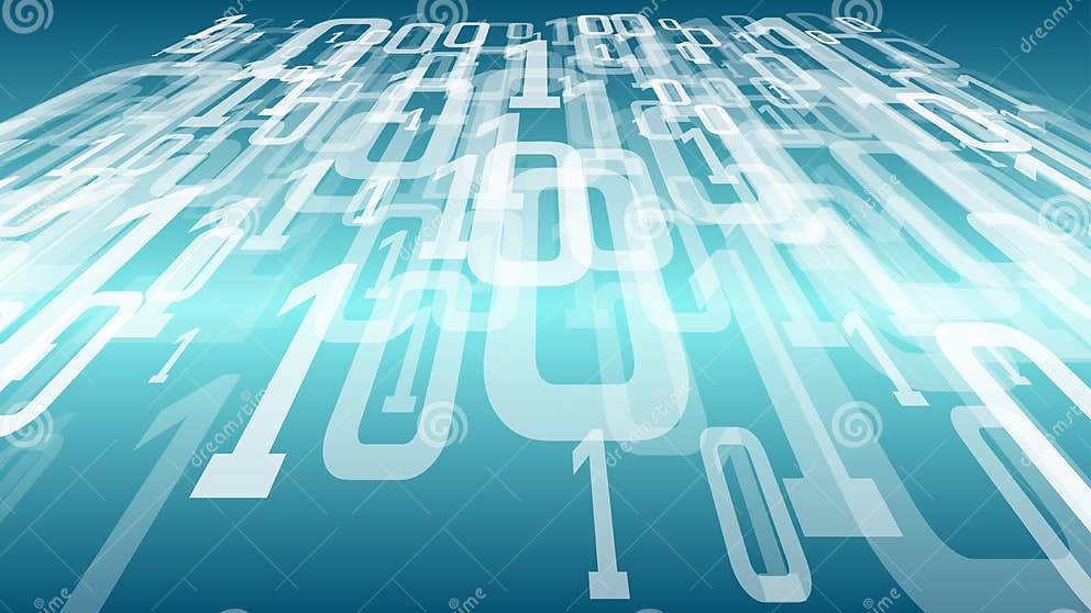 Data Binary Code Algorithm, Machine Learning Cyberspace Stock Vector - Illustration of ...