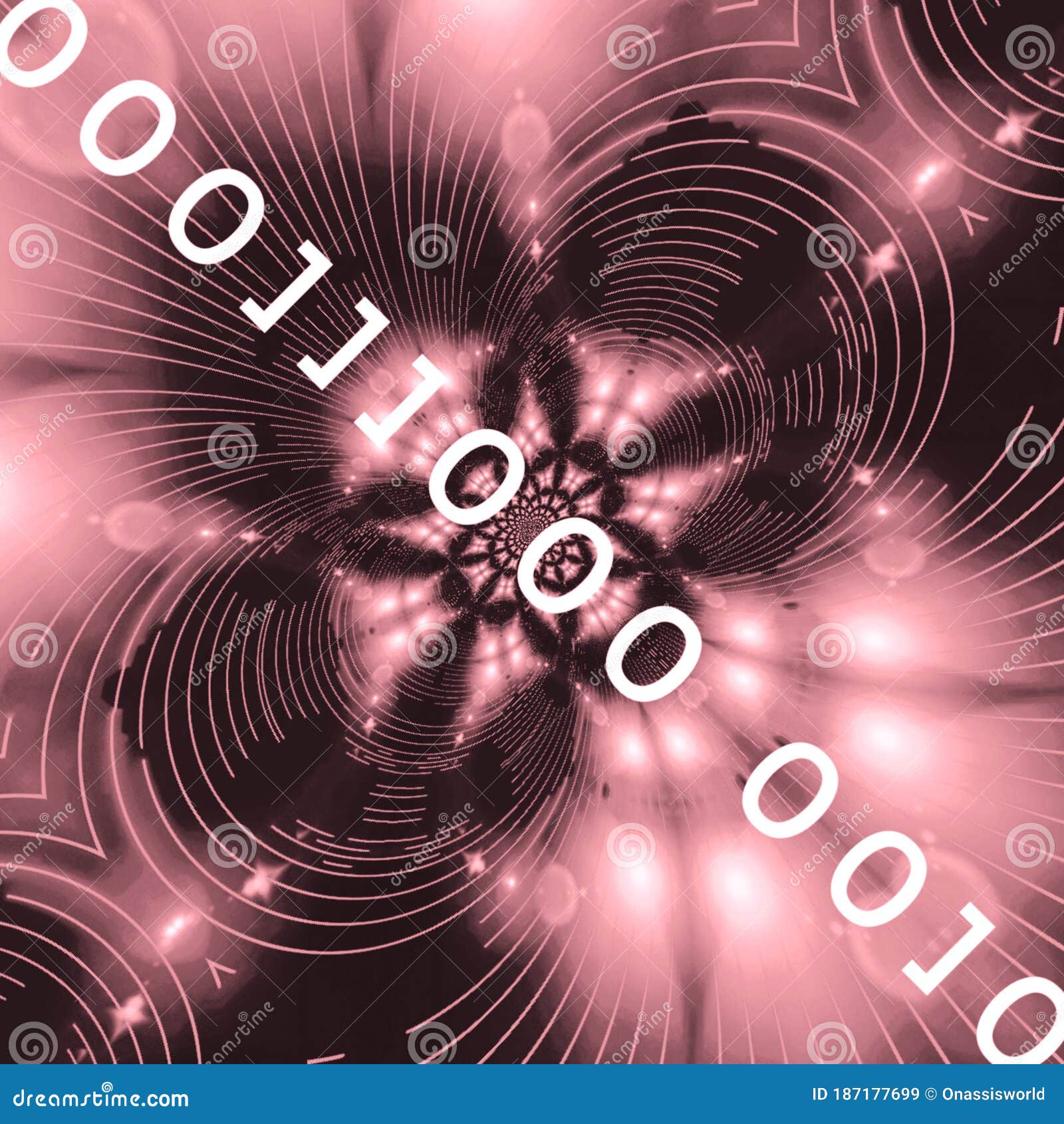 Data Binary Code 000111 Abstract Stock Illustration - Illustration of ...