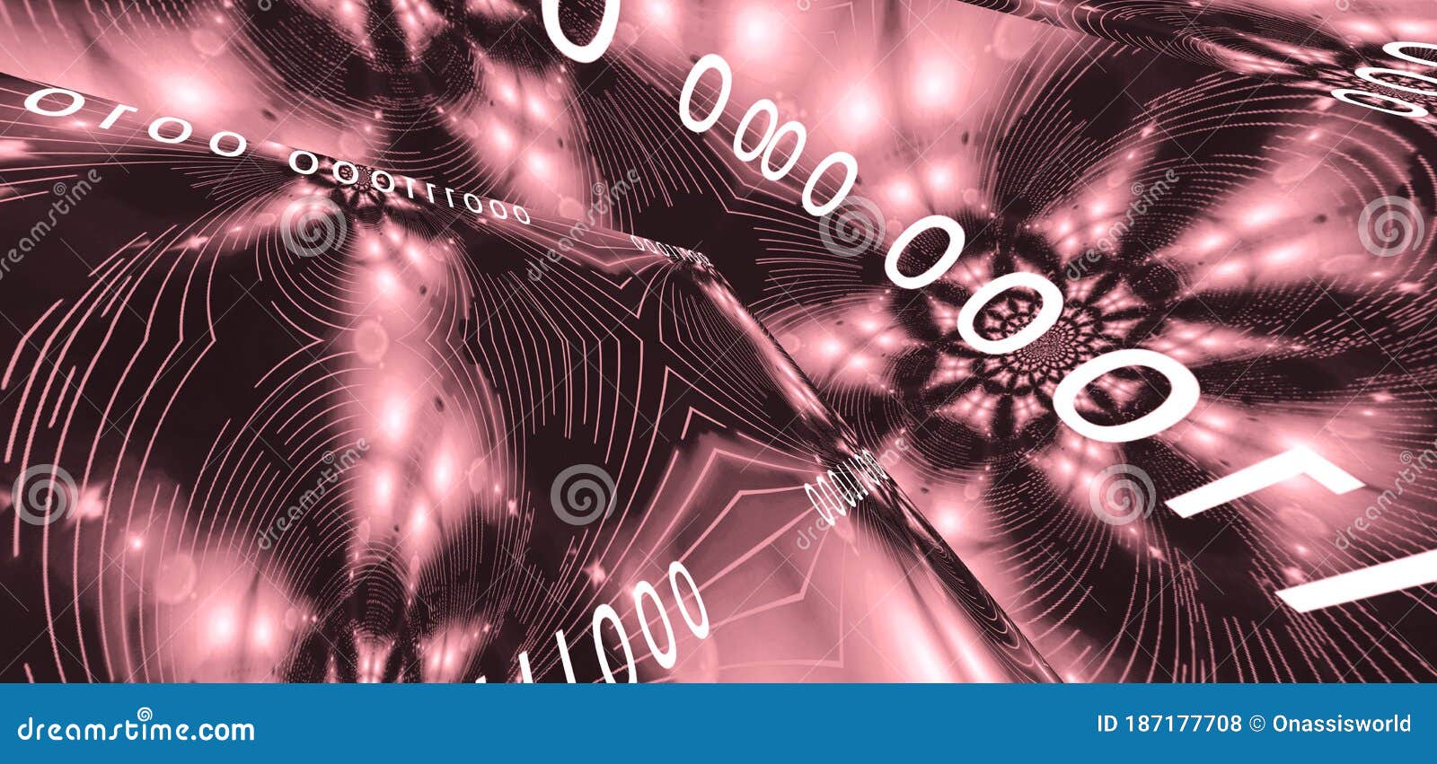 Data Binary Code 000111 Abstract Stock Illustration - Illustration of ...