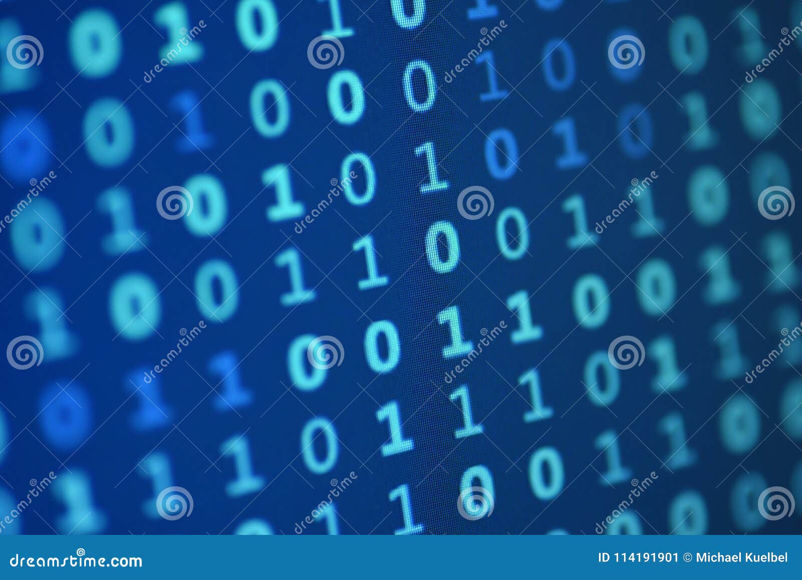 Data Bits Computer Bits Shadow And Dark Vignette Effect Hi Tech Modern Screen Of Data Digits