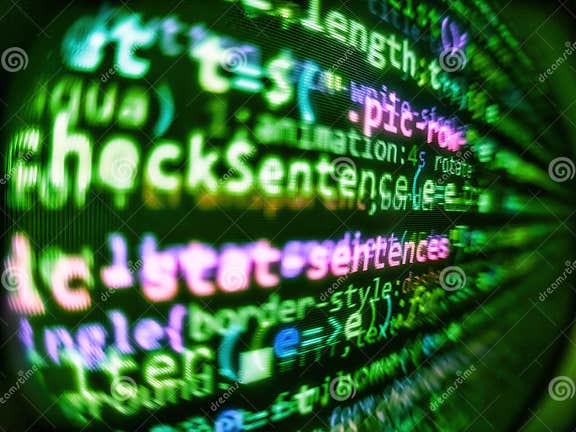 Data Bits Computer Bits Shadow And Dark Vignette Effect Programming