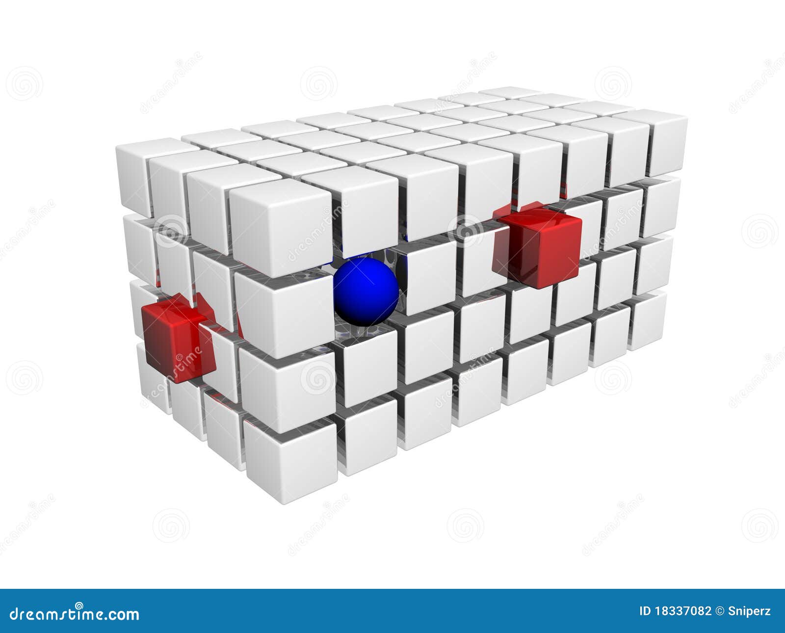 Data Blocks stock illustration. Illustration of digitally - 18337082