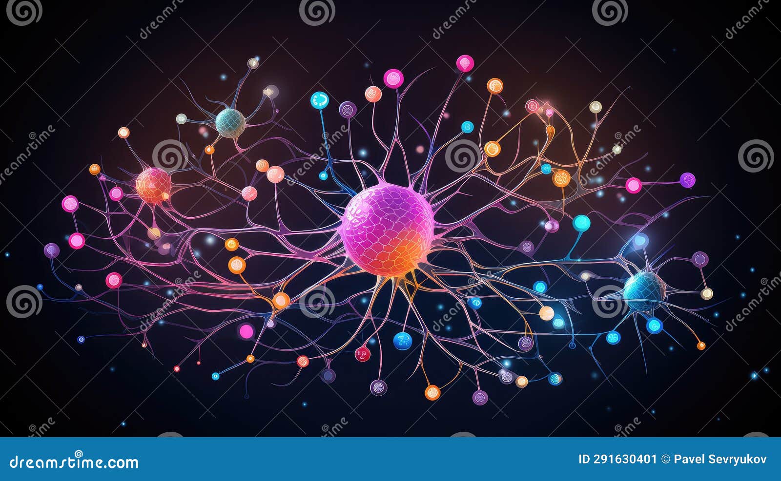 Brain With Wire Short Circuit In Cartoon Style Vector Illustration ...