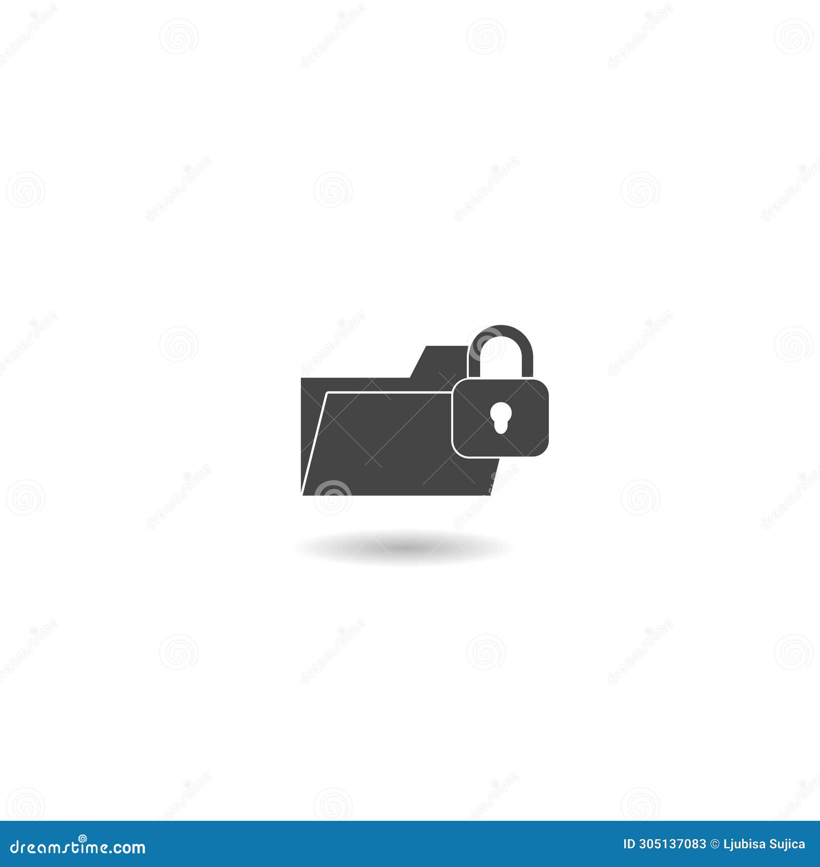 Data Breach Logo Icon Shadow Stock Vector - Illustration of network ...