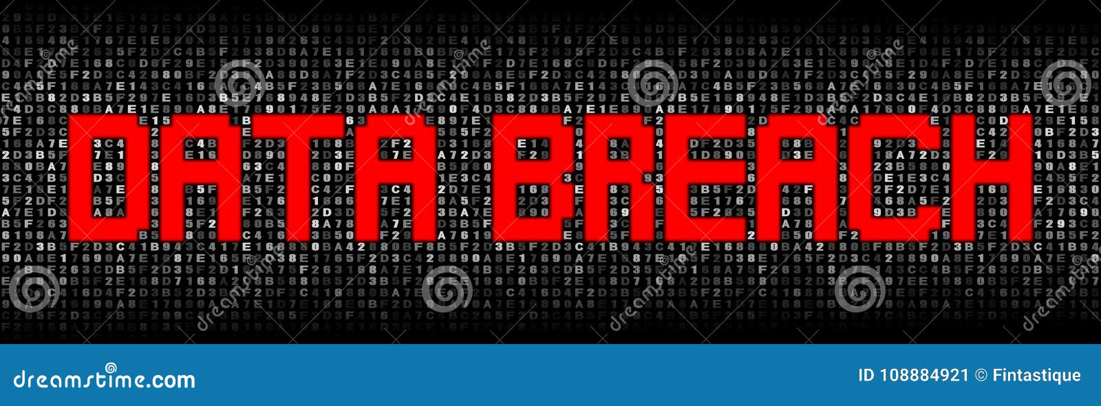 Data Breach Deluge: Digital Codes Spill From Virtual Rift. Concept ...
