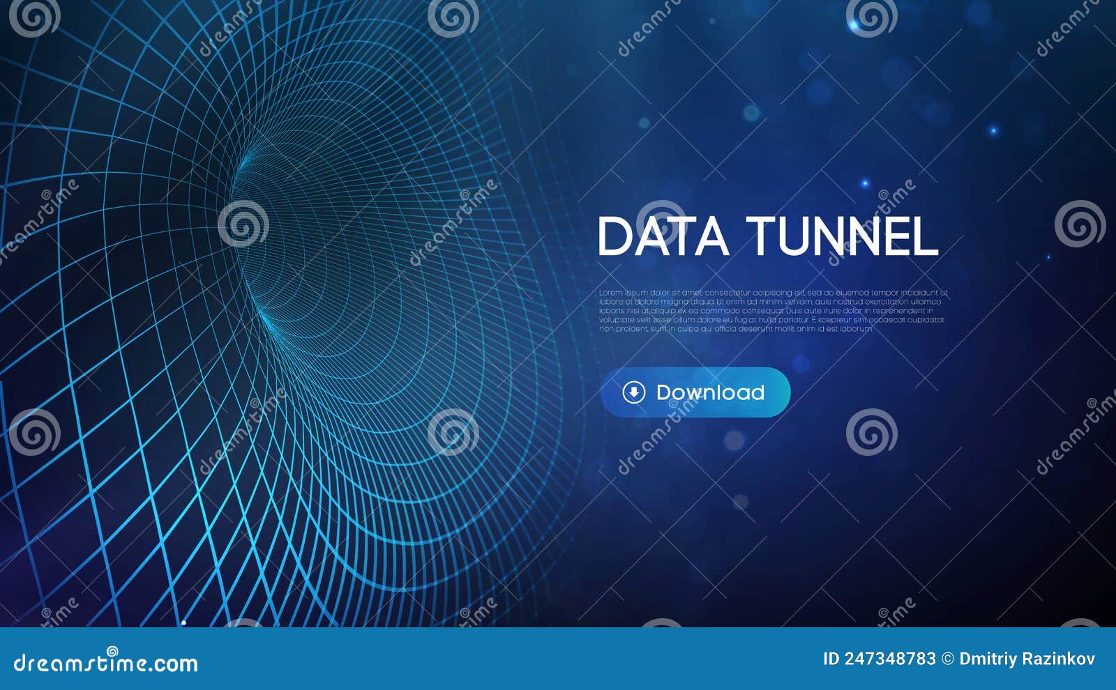 Data Bridge Vector Illustration. Traffic Big Data and Data ...