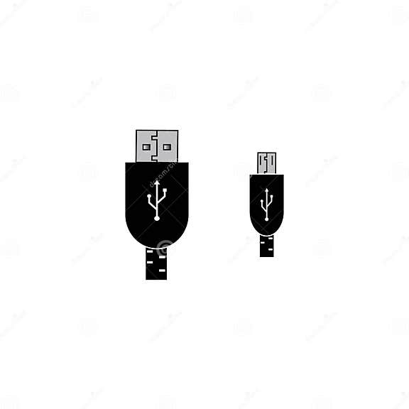 Data cable design template stock illustration. Illustration of ...