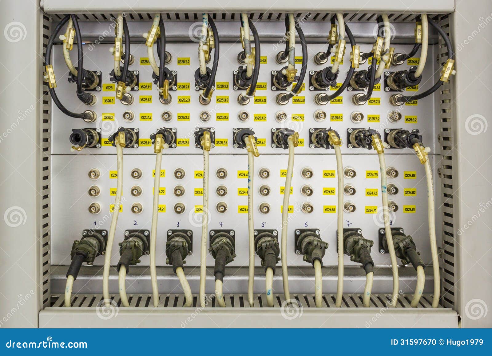 Data cable on panel stock photo. Image of business, landscape - 31597670