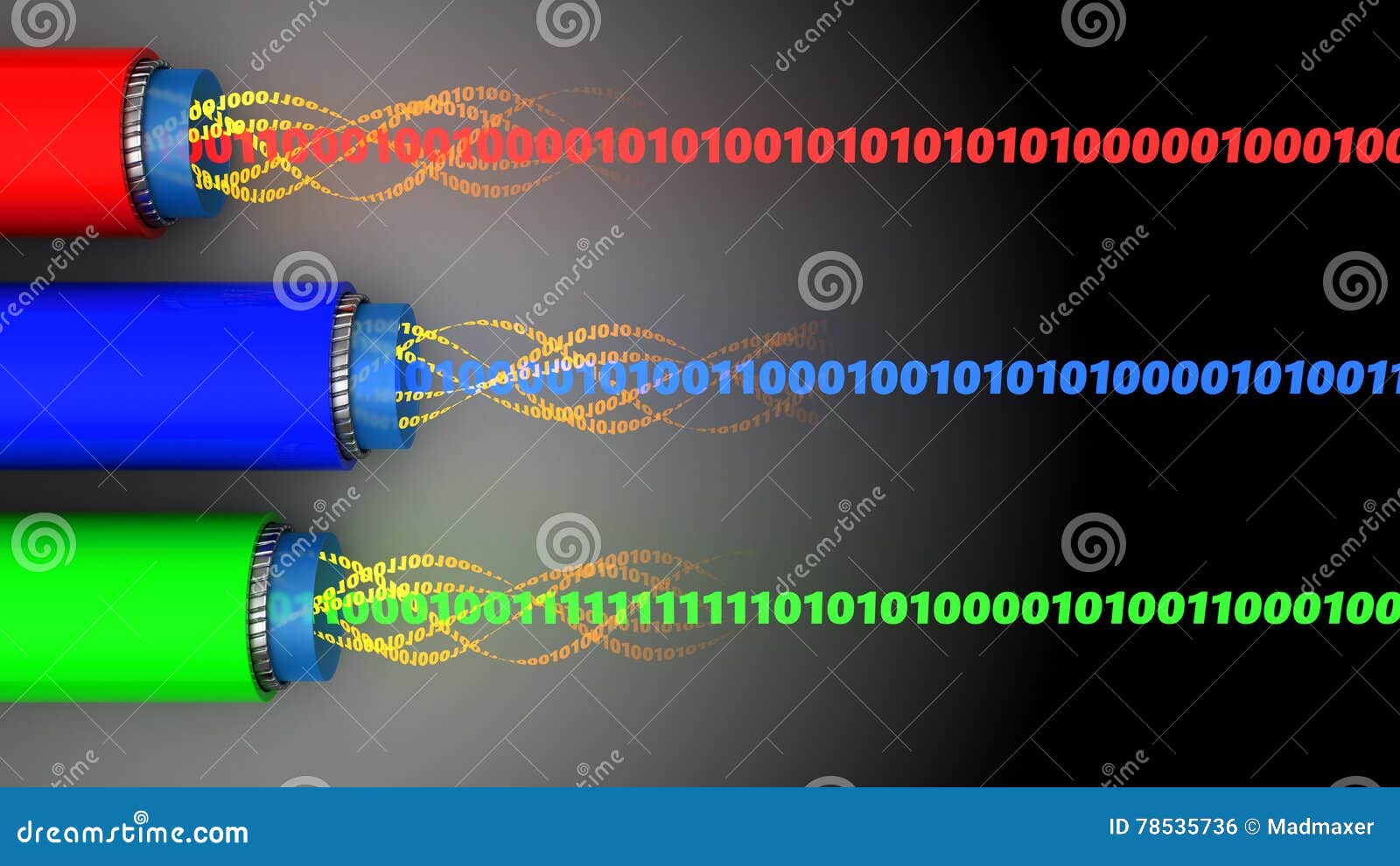 Data cables stock illustration. Illustration of telecommunication ...