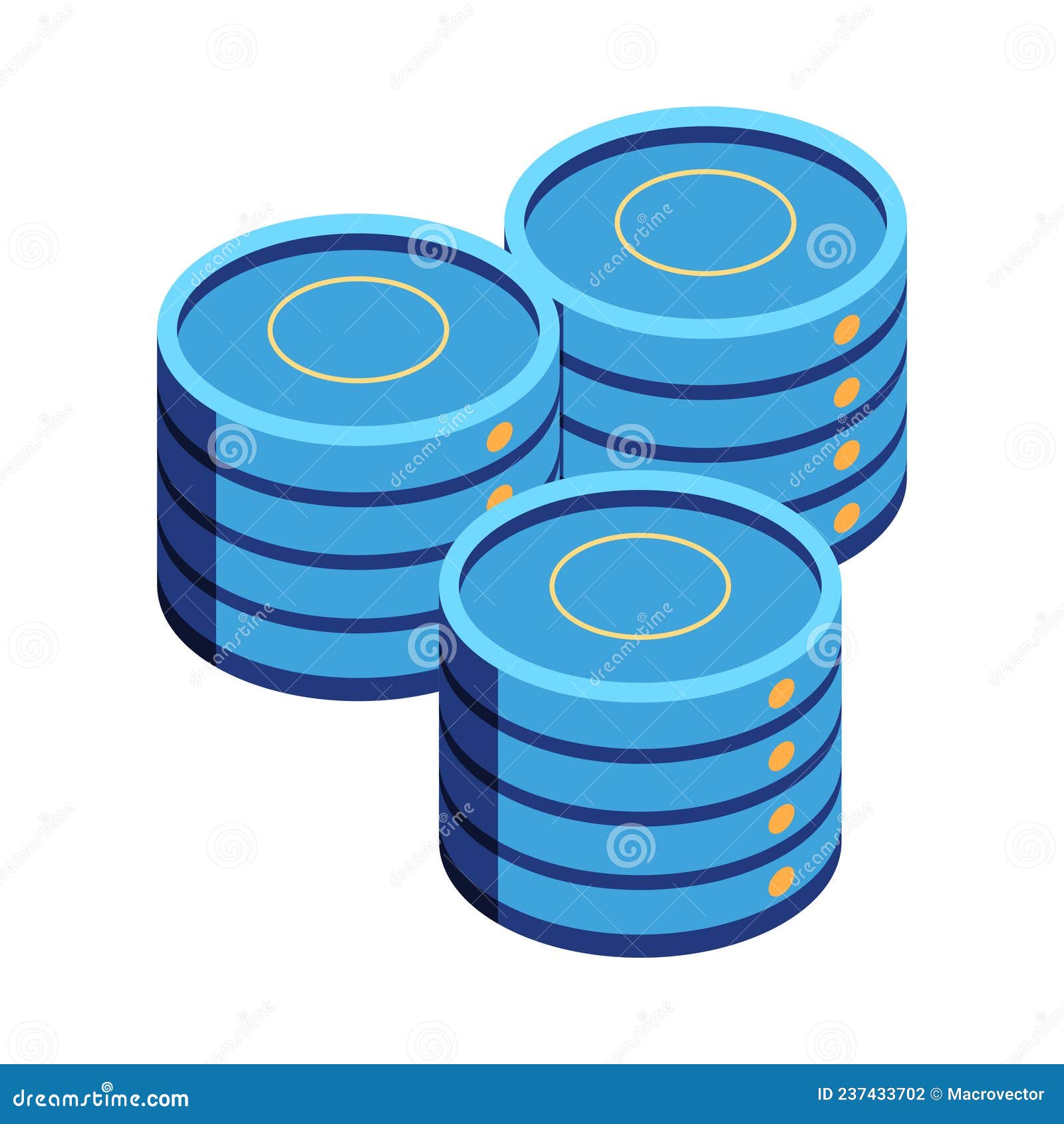 Data Capsules Isometric Composition Stock Vector - Illustration of ...