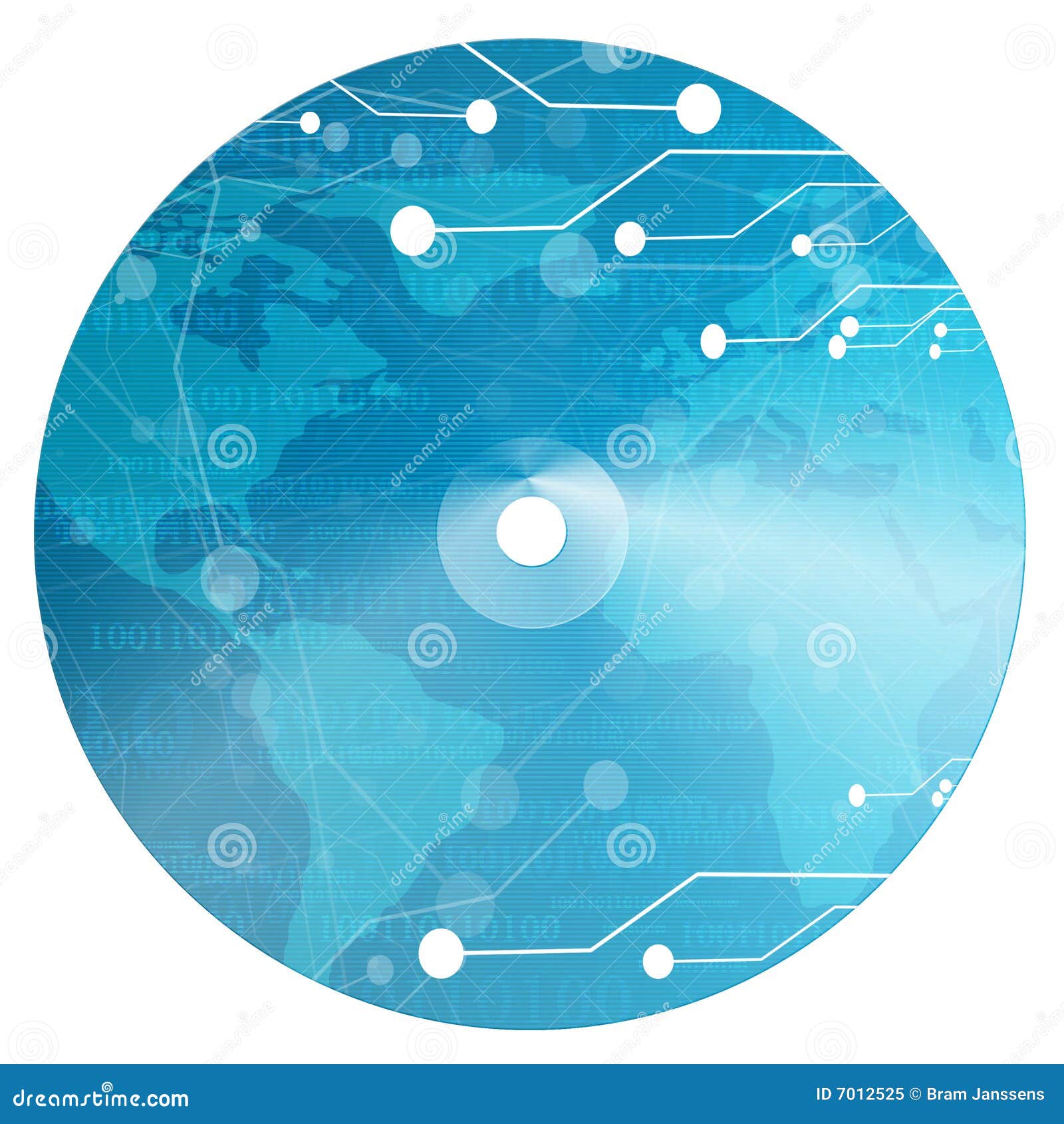 Data cd stock illustration. Illustration of data, melody - 7012525