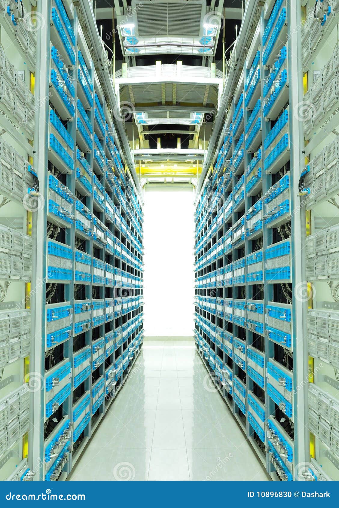 Data center stock photo. Image of interior, high, broadband - 10896830