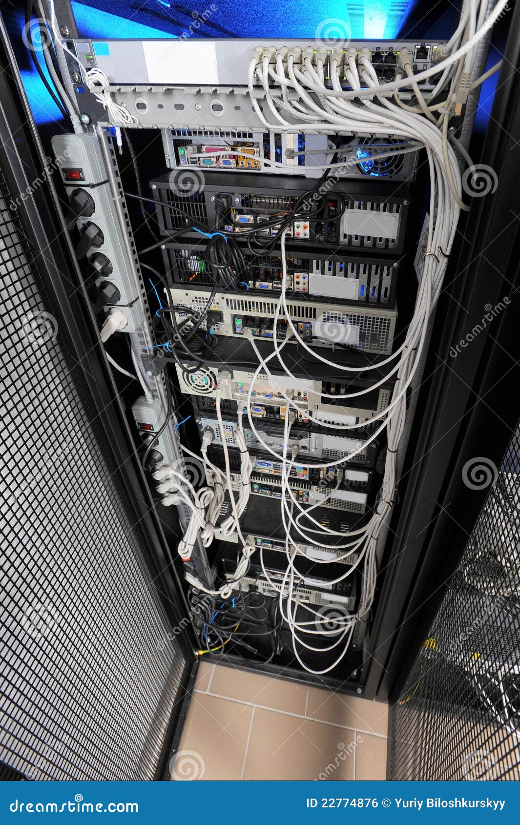Data center stock photo. Image of display, rack, business - 22774876
