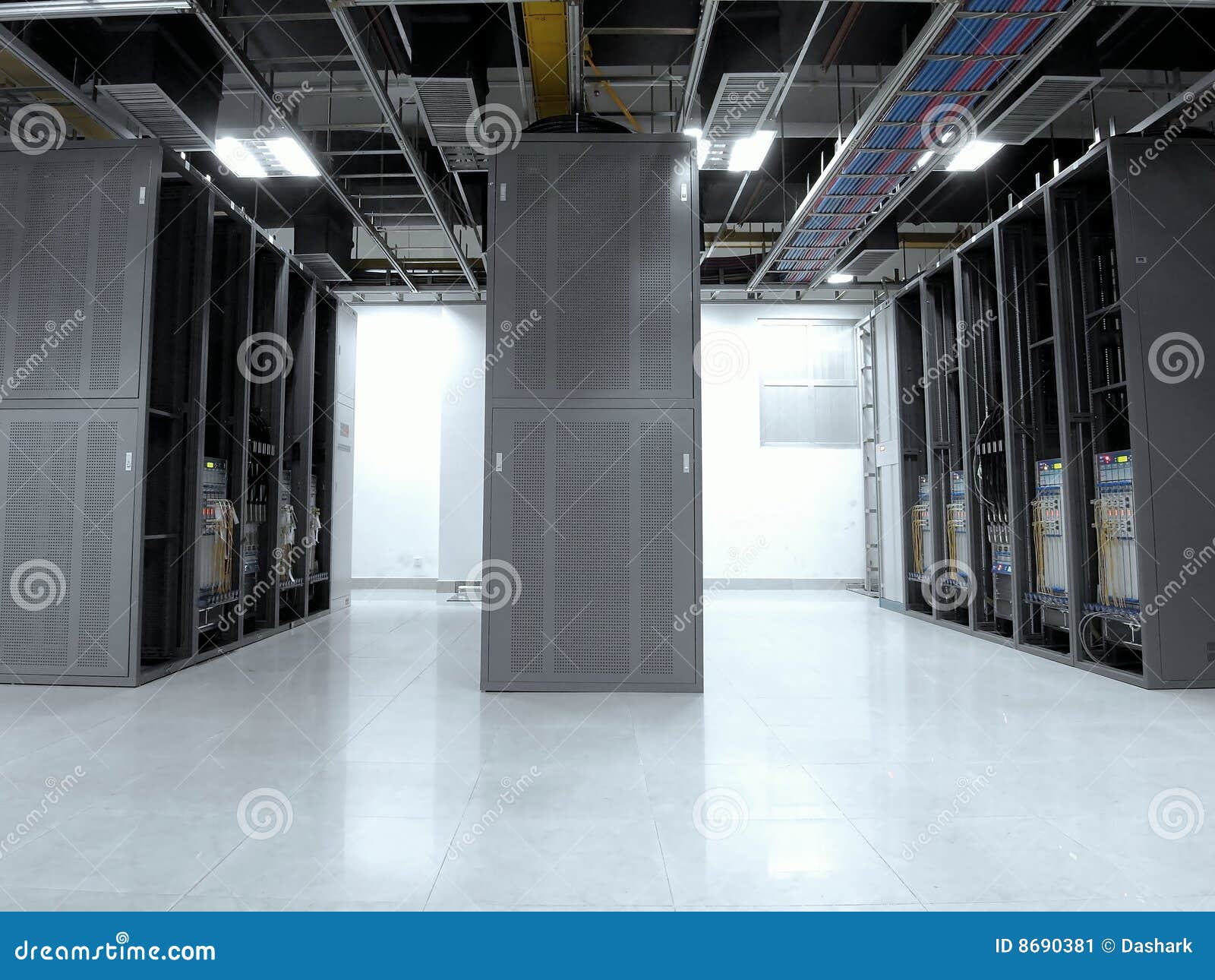 Data center stock image. Image of interior, optic, fiber - 8690381