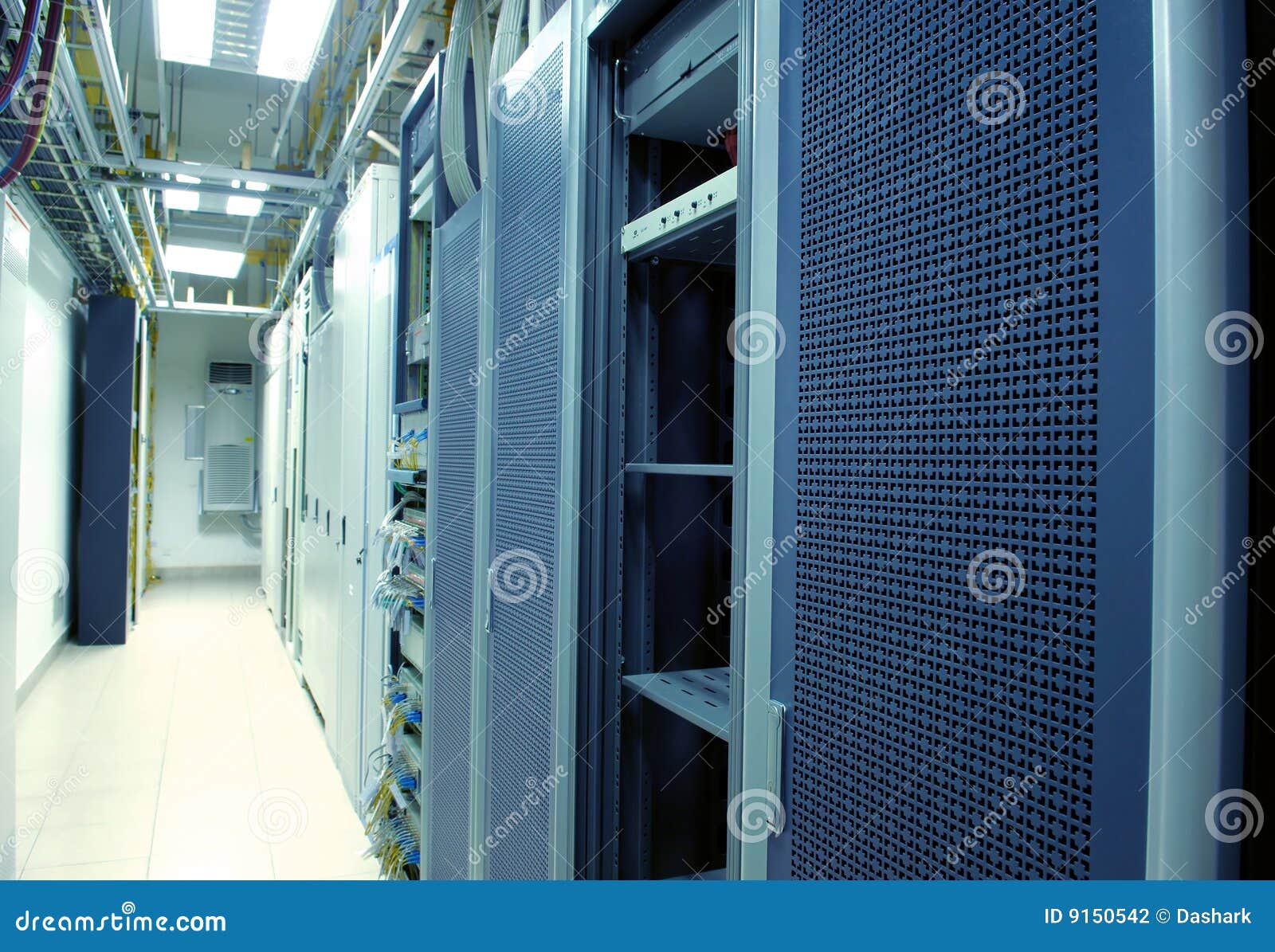Data center stock photo. Image of hardware, data, communication - 9150542