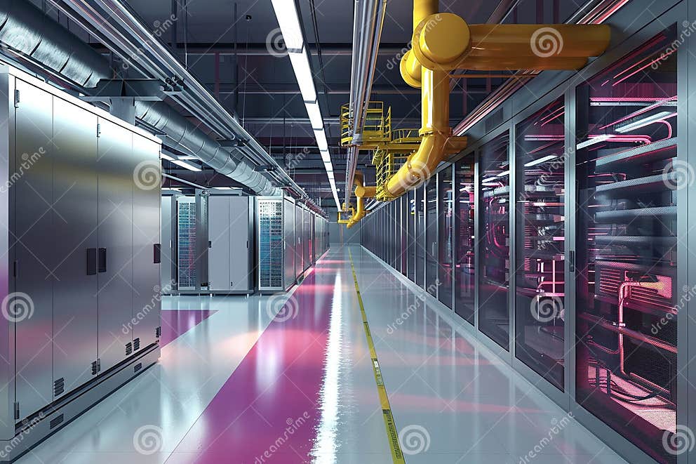 Data Center with Advanced Computing Infrastructure, Efficient Heat ...