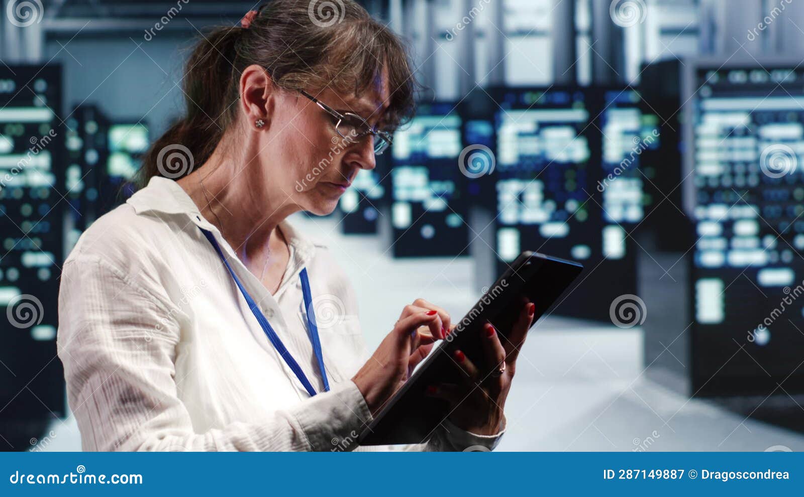 Data Center with AI Server Rigs Stock Video - Video of hosting ...