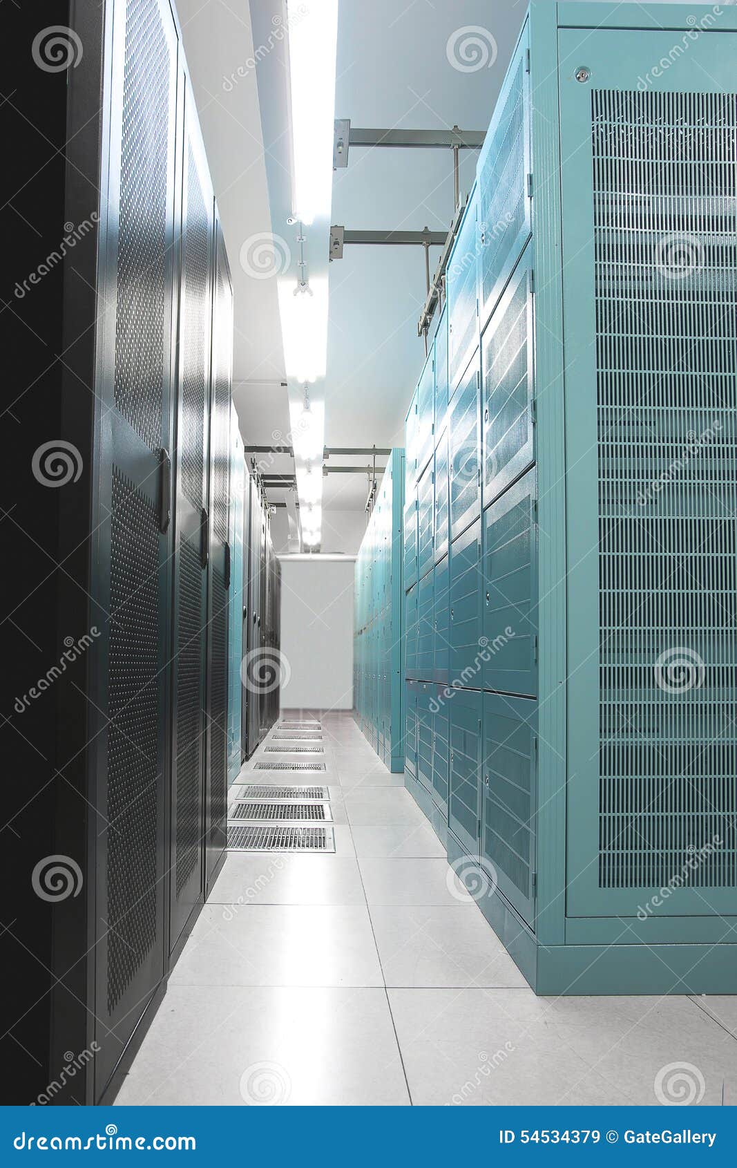 Data Center Cabinets stock image. Image of cabinets, connection - 54534379