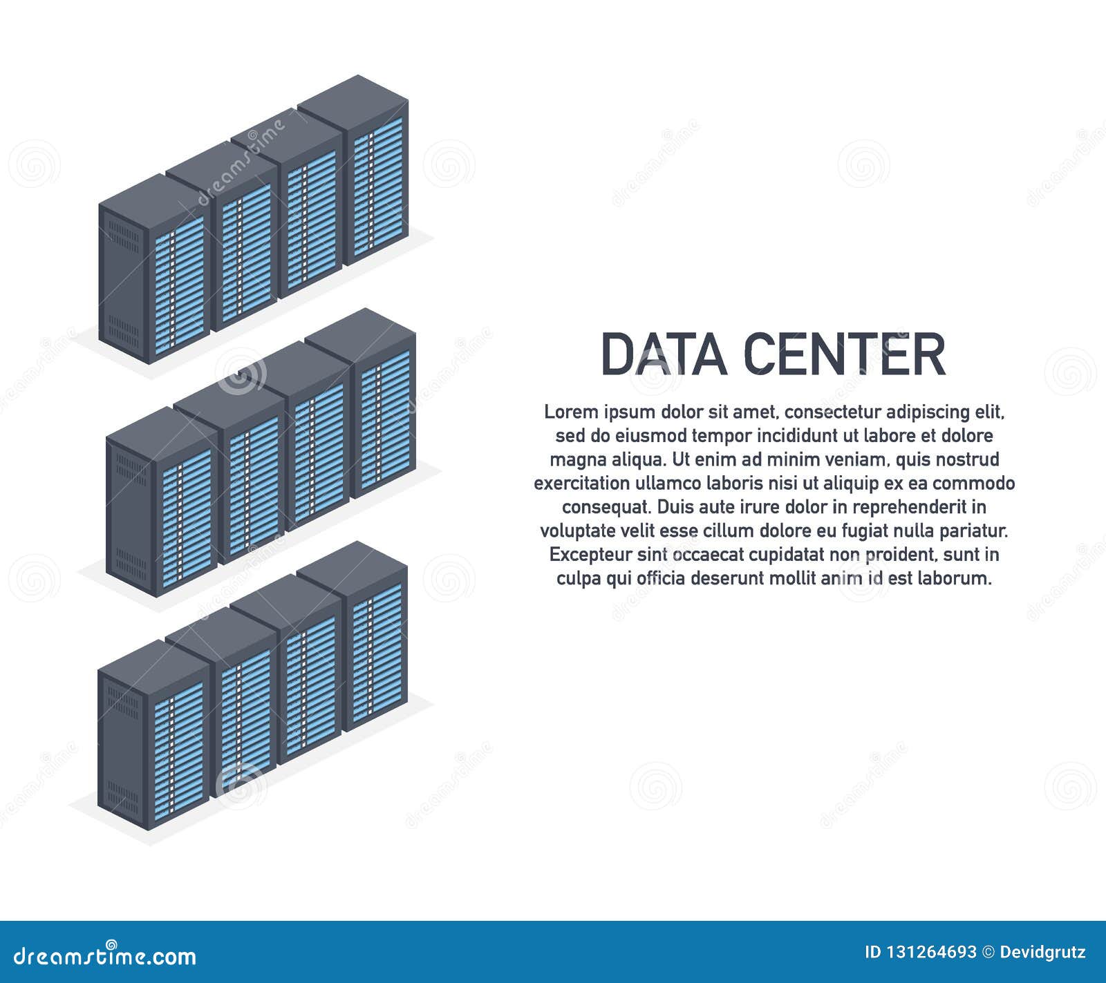 Data Center Cloud Connection Hosting Server Computer Information Database Synchronize Technology