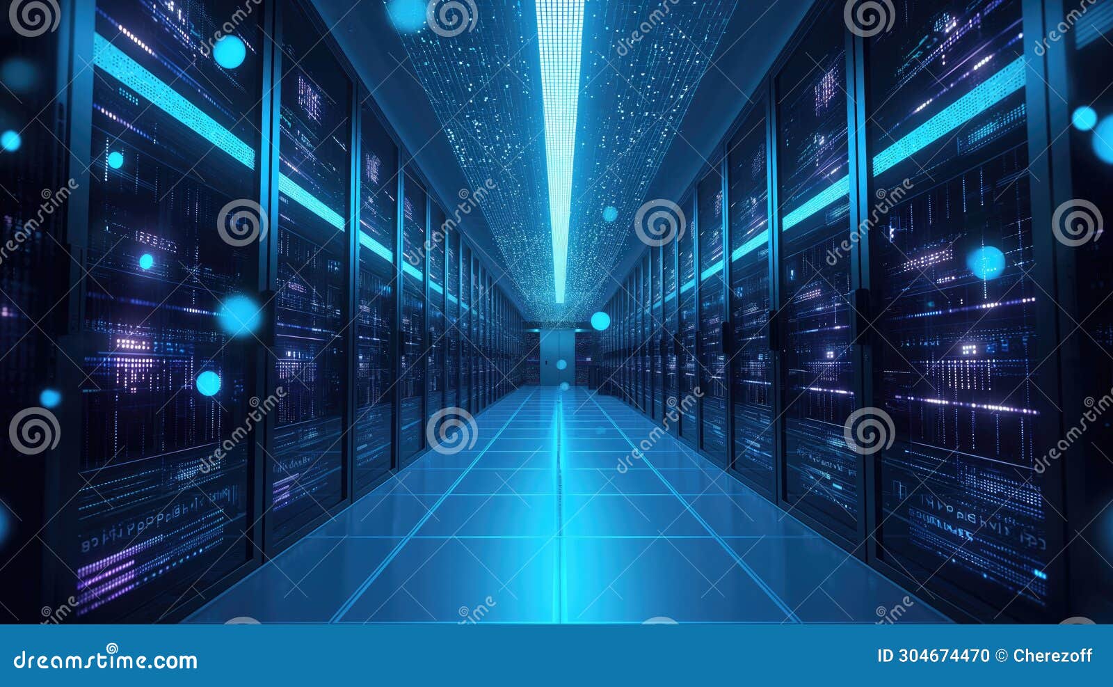 Cloud Data Center stock photo. Image of business, analytics - 304674470