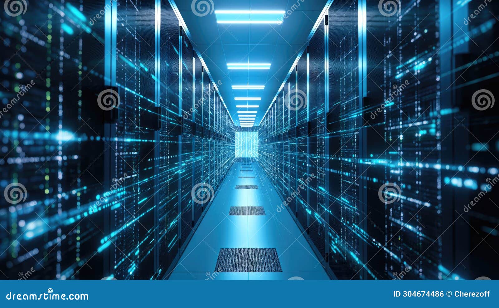 Cloud Data Center stock photo. Image of innovation, background - 304674486