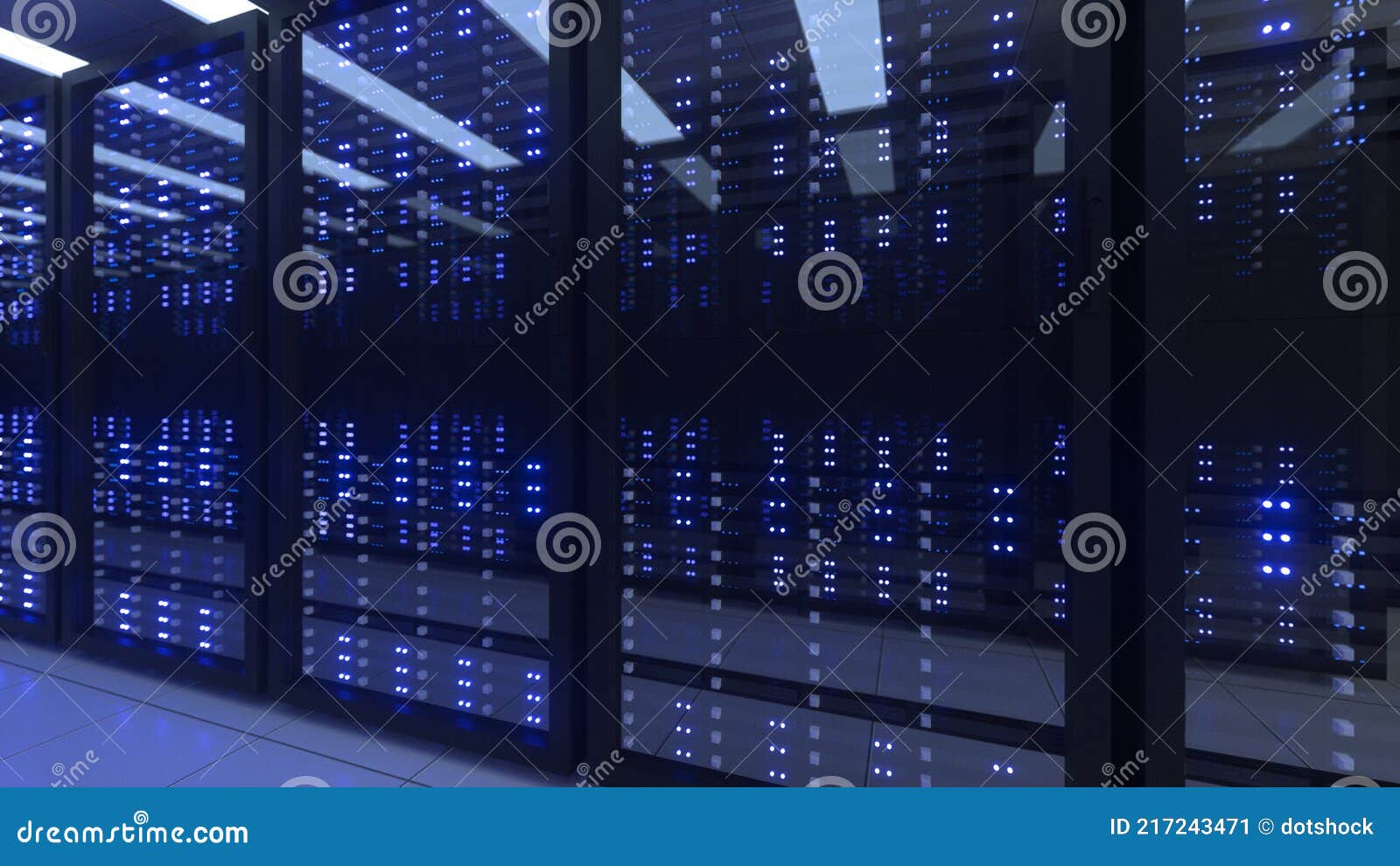Data Center Computer Racks in Network Security Server Room Cryptocurrency Mining Stock ...