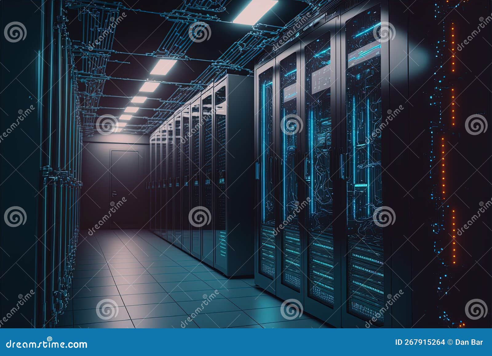 Data Center Computers, Large Facility with Servers, Storage Solution ... Data Center Computers, Large Facility with Servers, Storage Solution ...