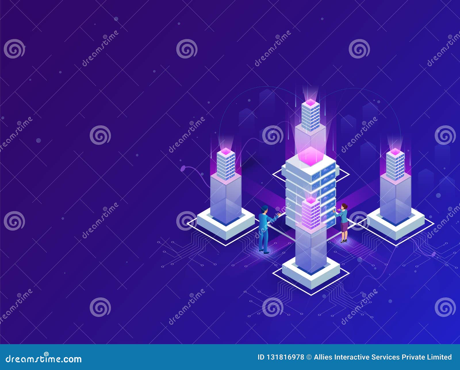 Data Center Concept Based Isometric Design with 3d Illustration Stock ... Data Center Concept Based Isometric Design with 3d Illustration Stock ...