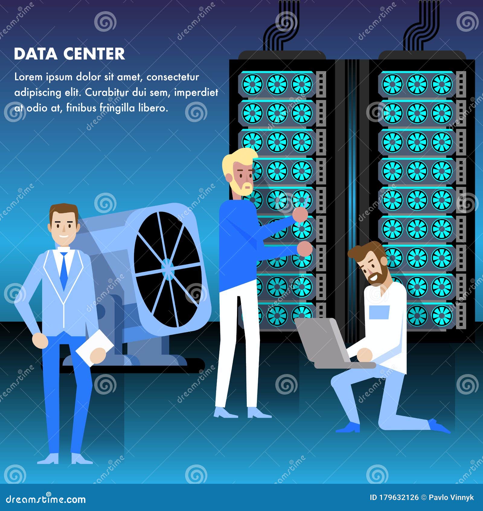 Data Center Concept. Security Monitoring Access Stock Photo - Image of ...