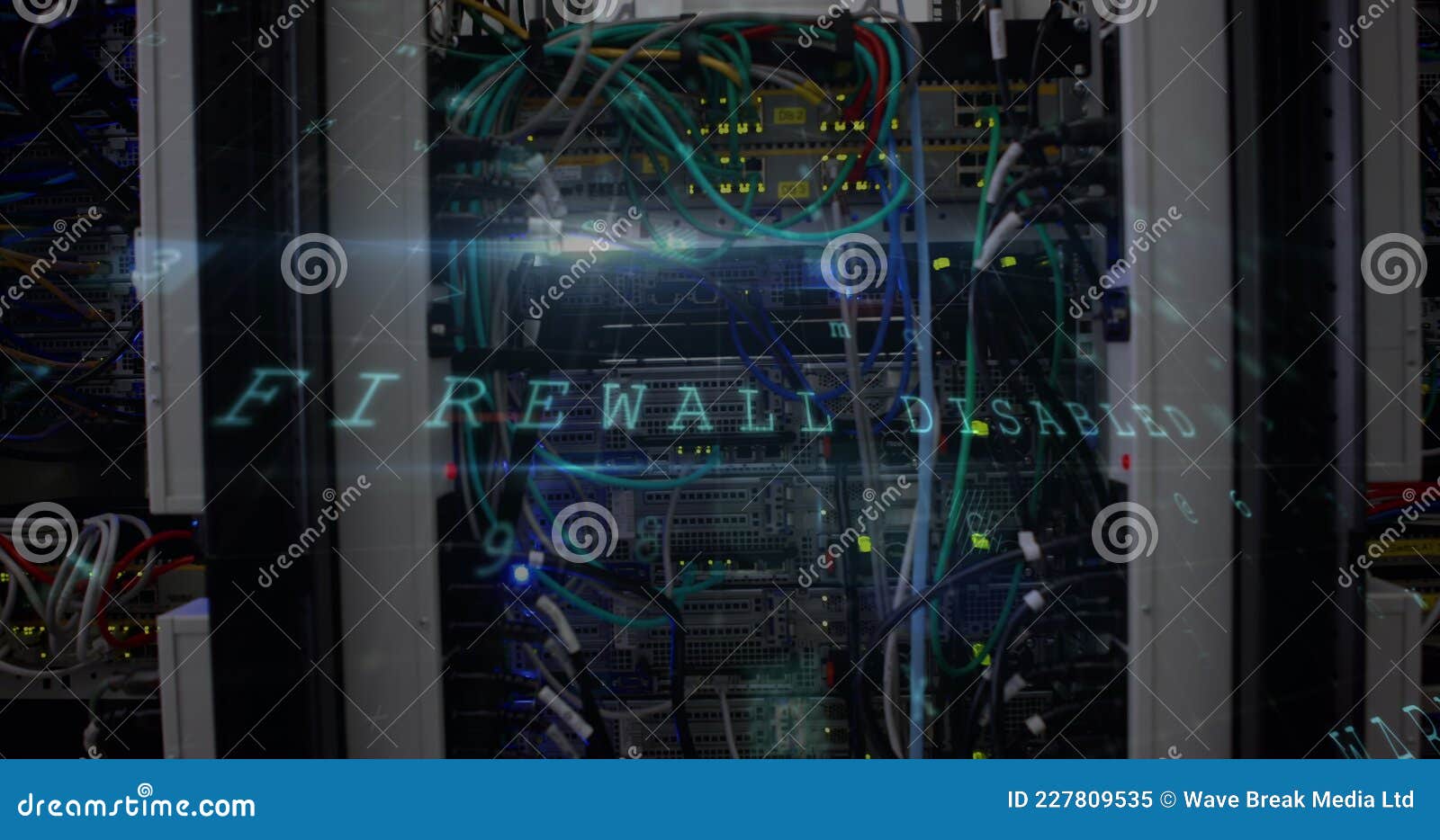 Data Center Cyber Attack 4k Stock Illustration - Illustration of data ...
