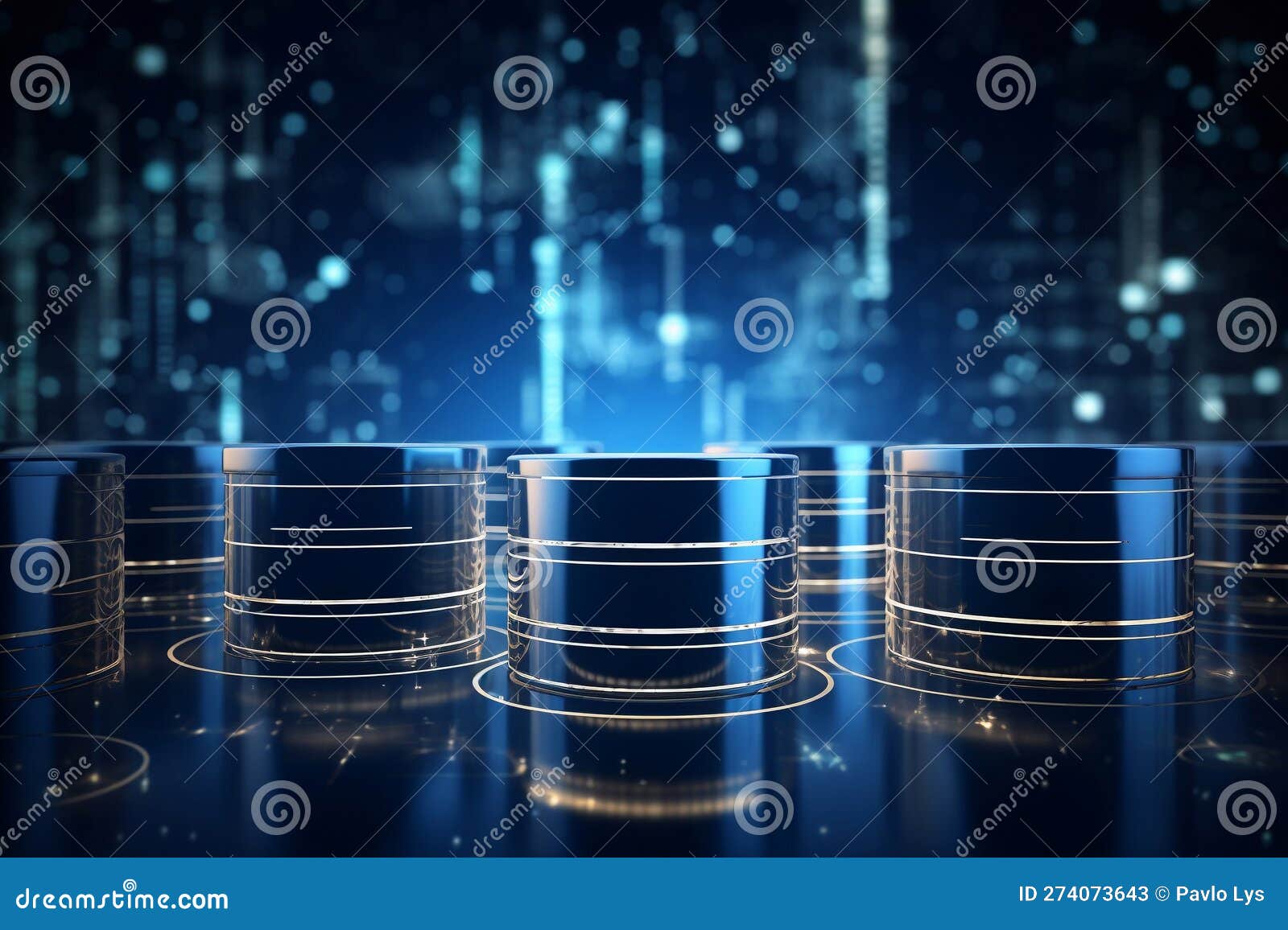 Data Center Cyber Security File. AI Generated Stock Illustration ...