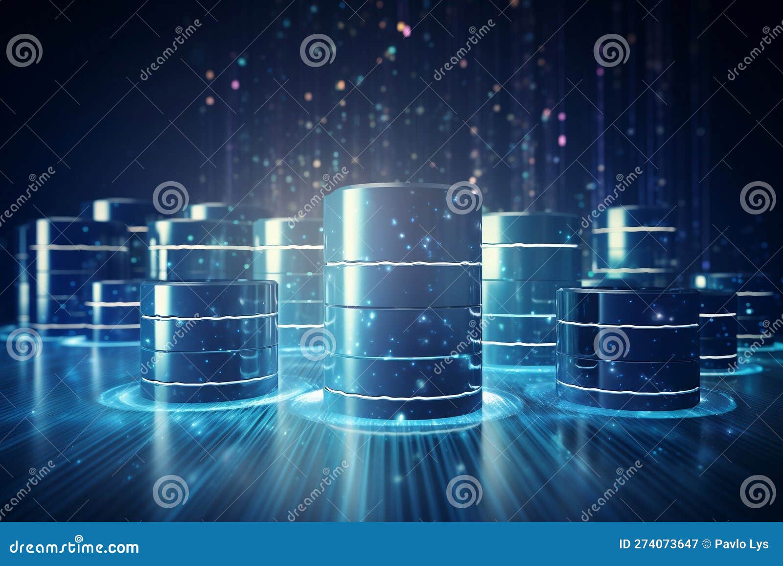 Data Center Cyber Security File. AI Generated Stock Illustration ...