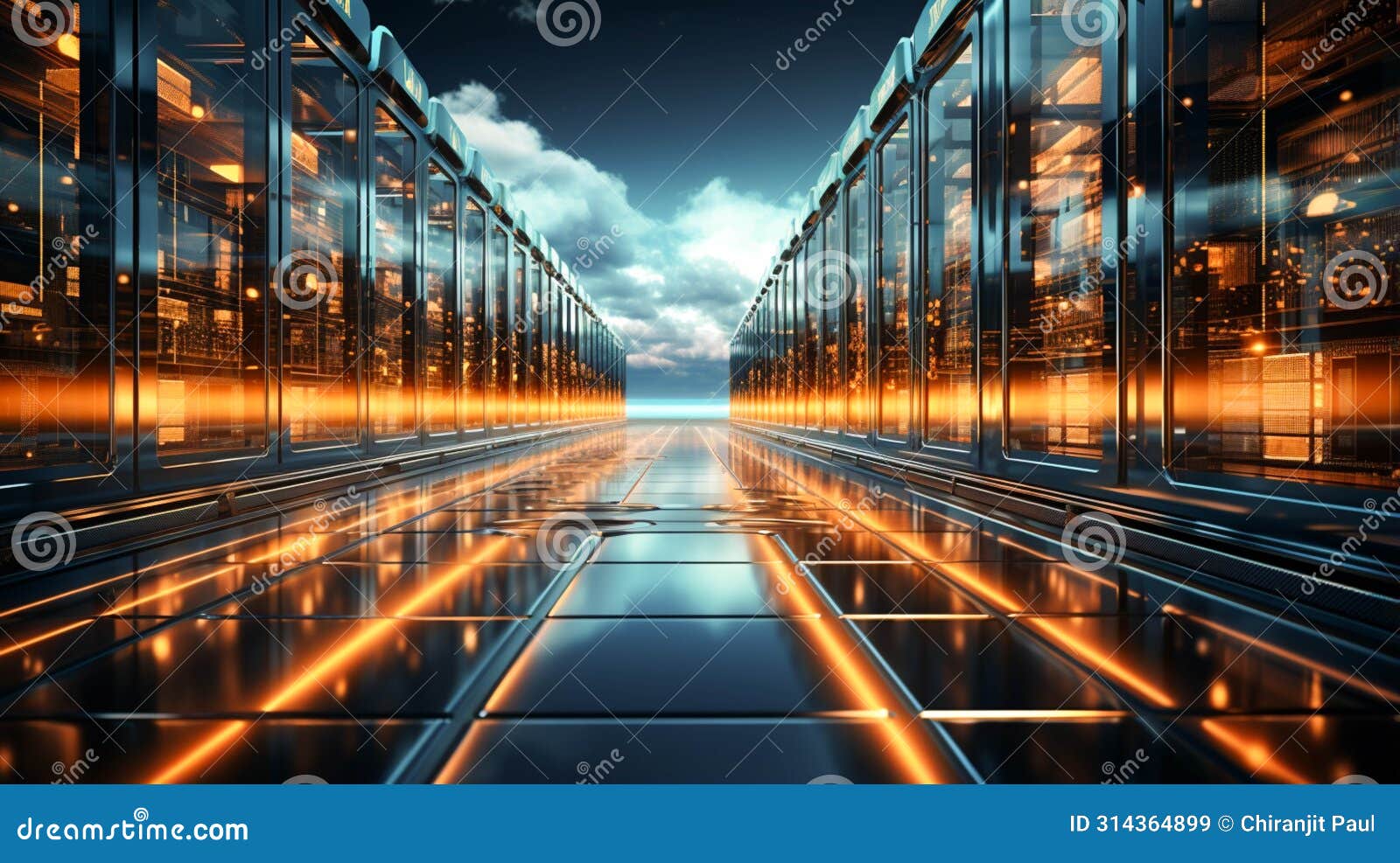 Data Center Cyber Security Storage Stock Image - Image of rack, storage ...
