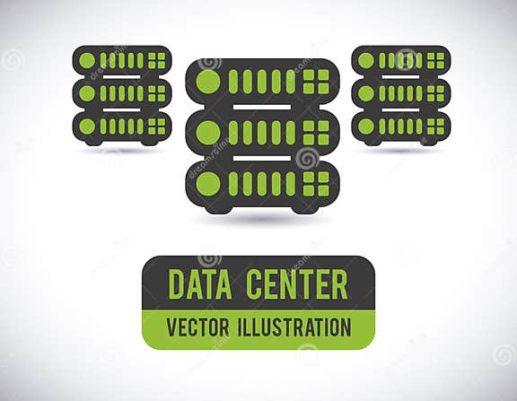 Data center design stock vector. Illustration of information - 44958414