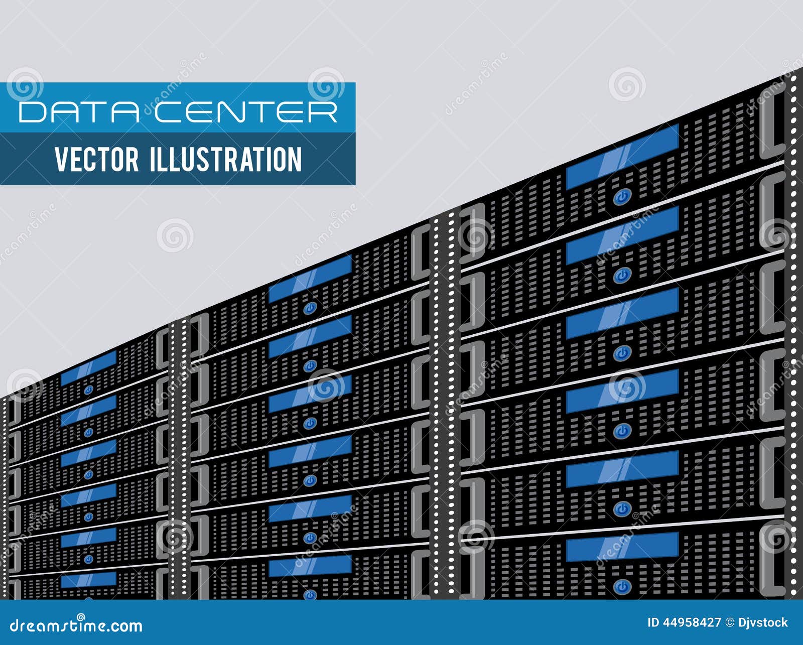 Data center design stock vector. Illustration of background - 44958427