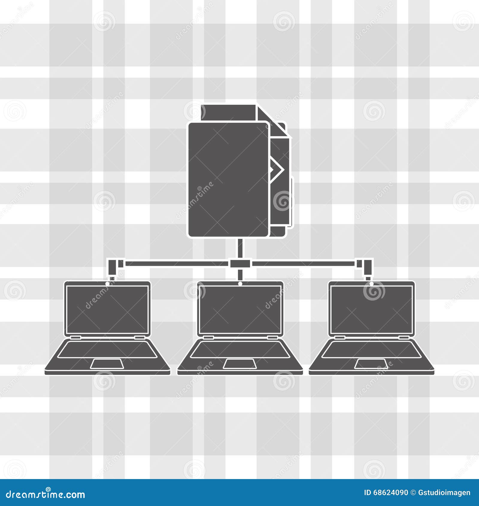 Data center design stock illustration. Illustration of center - 68624090