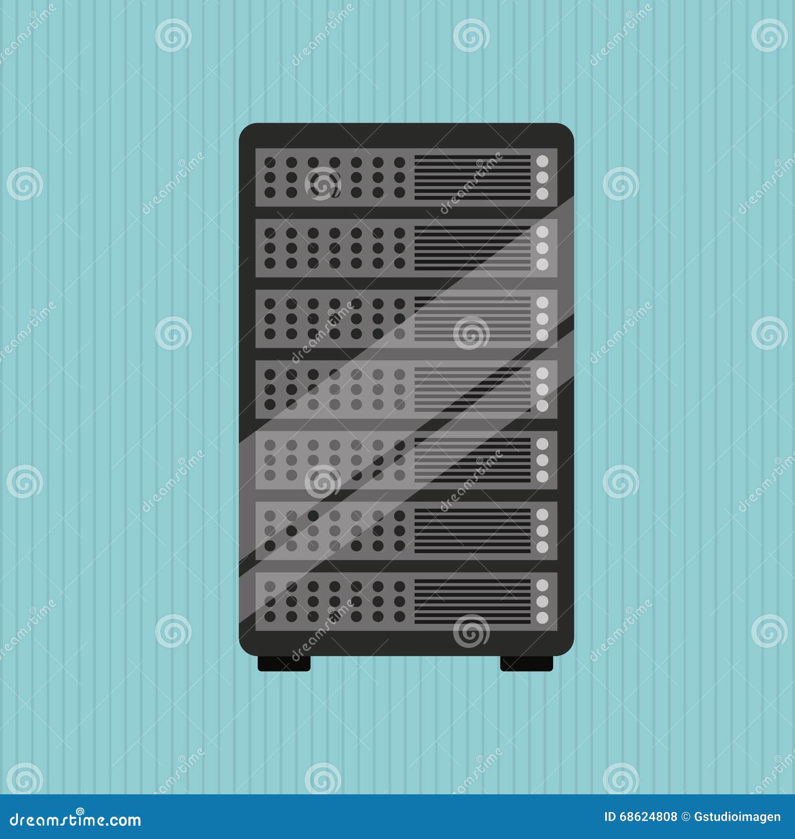 Data center design stock illustration. Illustration of design - 68624808